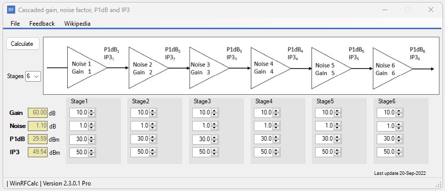 WinRFCalc RF Calculator