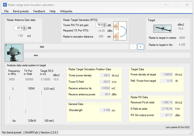 WinRFCalc RF Calculator
